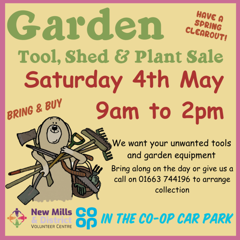 Garden & Tool Sale | New Mills Volunteer Centre