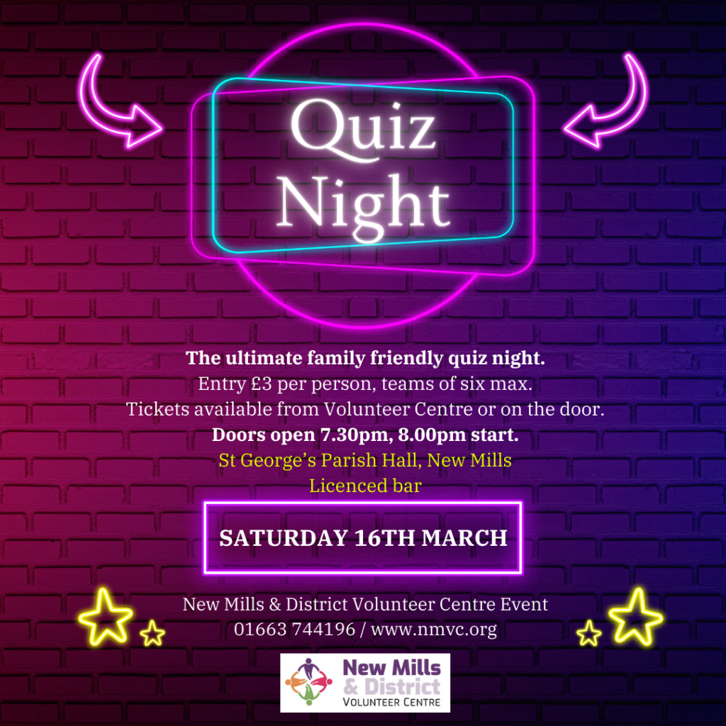 Quiz Night | New Mills Volunteer Centre